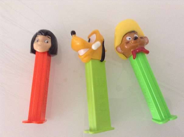 PEZ Spender, Pluto, Speedy Gonzales, Mogli, Mickey, Winnie, Woodstock ...