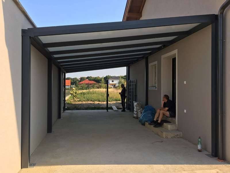 Selbsttragende Überdachung 6x4m für SELBERMACHER - selfMAX ... machs ...