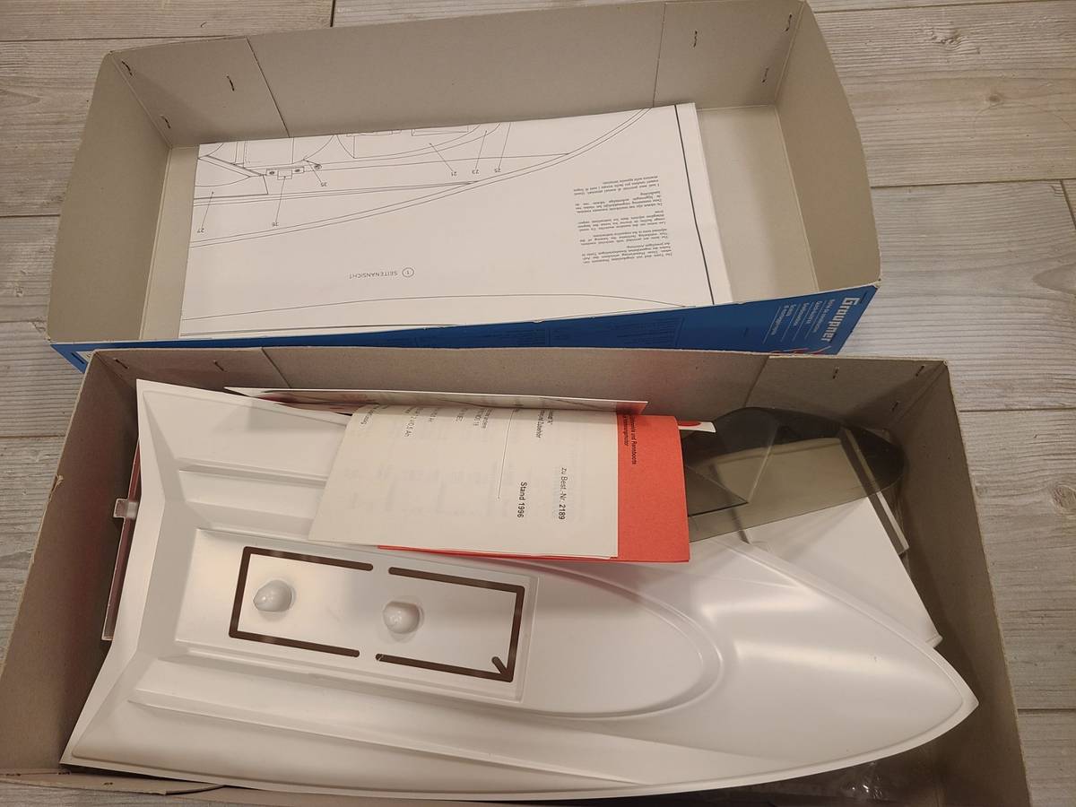 Graupner Fluppi Modellbau Schiff 90er Luftschraubenboot Robbe, € 66 ...