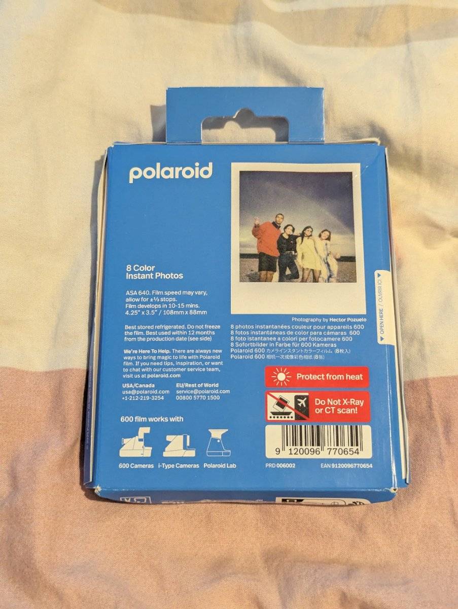Polaroid 600 Farbfilm für Polaroid 600 & I-Type Kameras (8 Fotos), € 15 ...