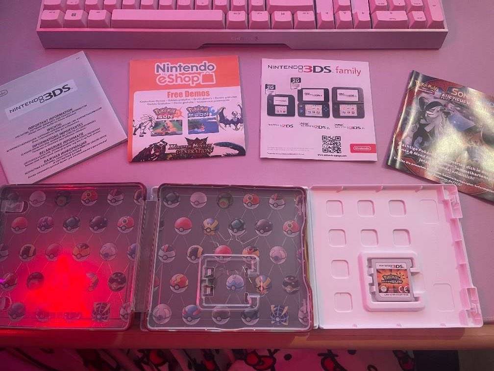 Pokemon Ultra Sonne mit OVP und Steelbook Nintendo 3DS Original VB!, € ...