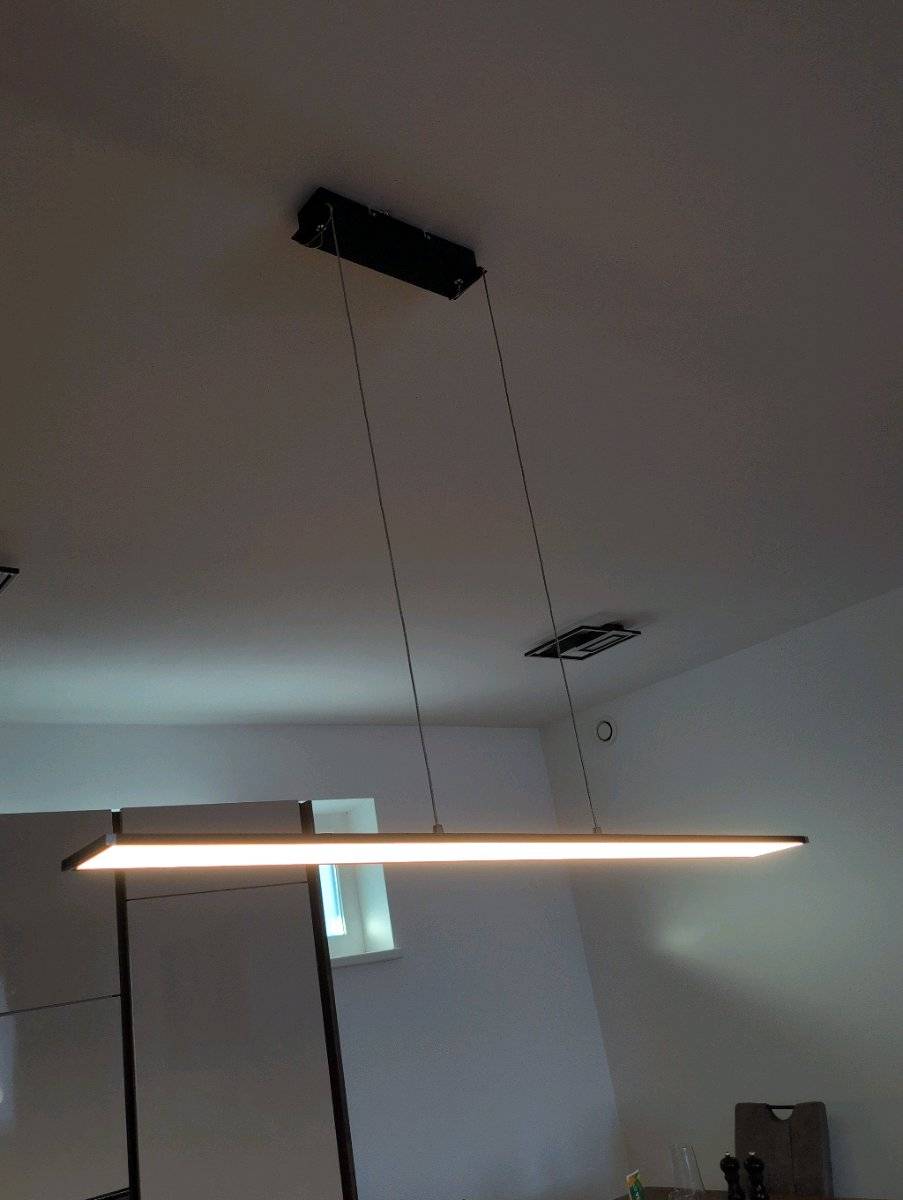xxxLutz LED Esstischlampe Hängeleuchte MAGIC | Schwarz/ Acryl | 3-Step ...