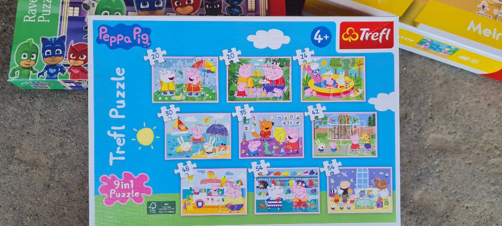 Puzzleset Kinder Ferien Unterhaltung Spiel 11 Stück Peppa Pig PJ Mask ...