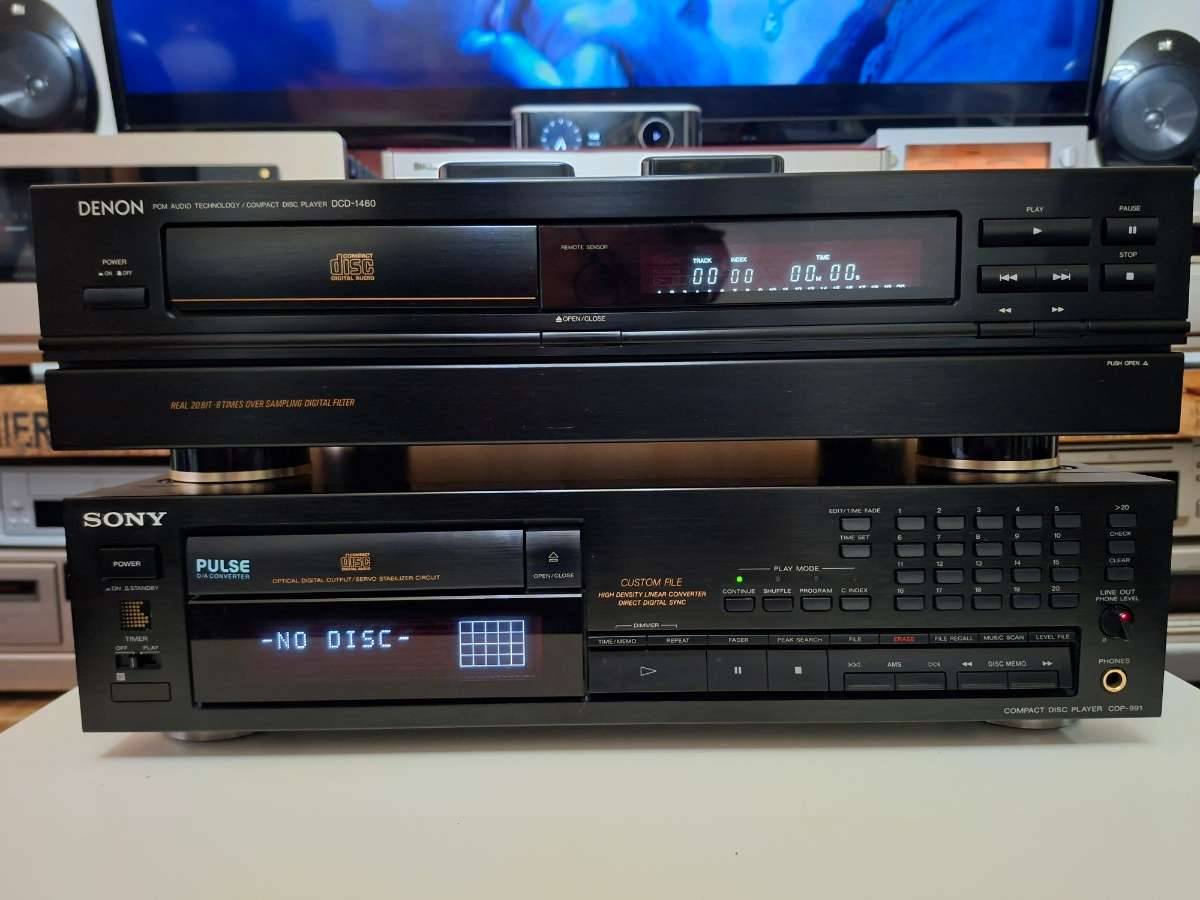 2 Top CD-Player aus meiner Sammlung! SONY CDP-991 und DENON DCD-1460 ab ...