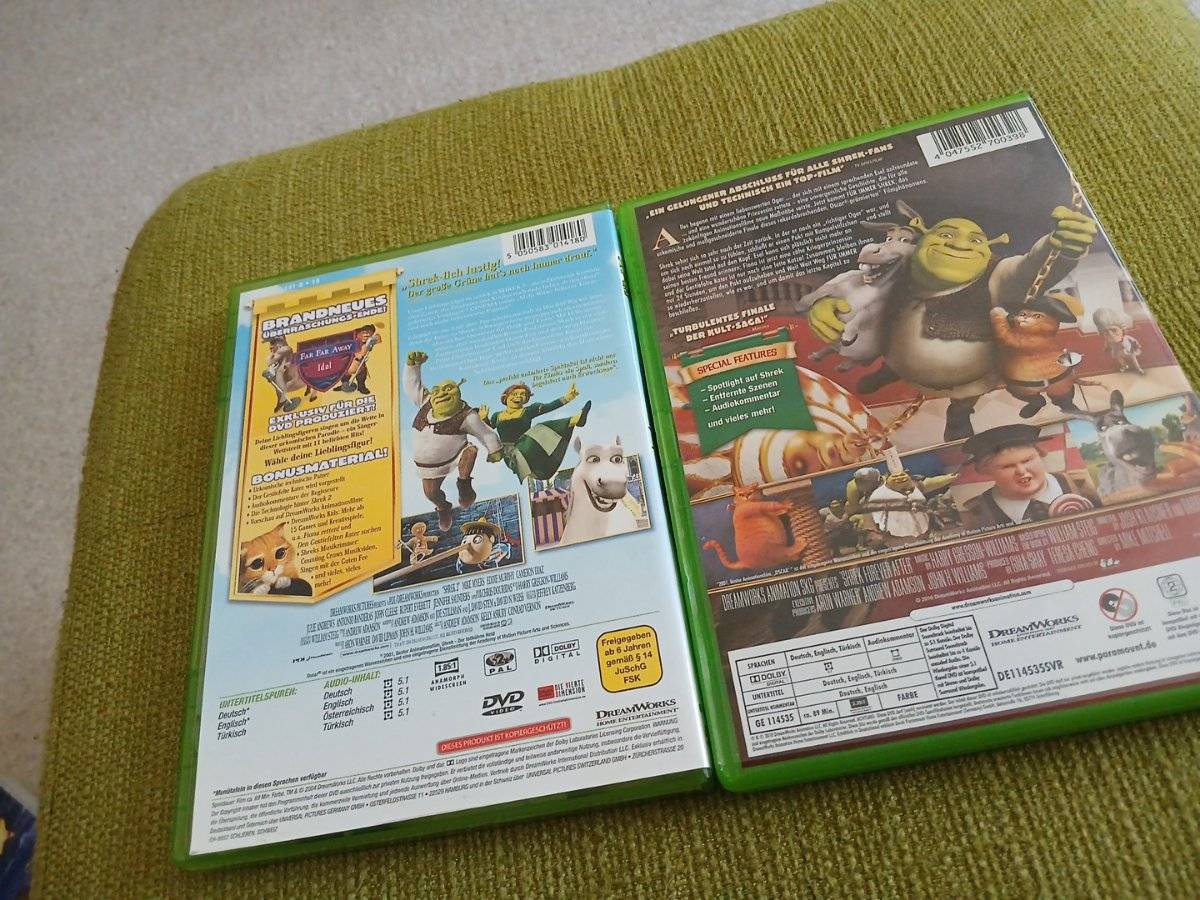 Shrek 2/ Für immer Shrek, 2 DVDs, € 3,- (1050 Wien) - willhaben