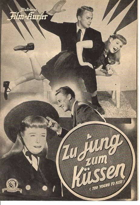 FILMPROGRAMM - IFK 1.543 ZU JUNG ZUM KÜSSEN Jane Allyson, Van Johnson ...