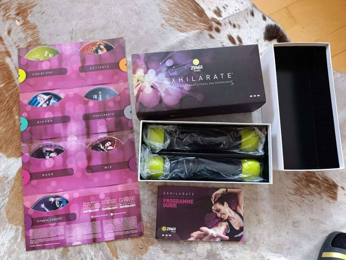 Zumba Exhilarate - 7 DVD's plus 2 Hanteln, € 30,- (4292 Kefermarkt ...