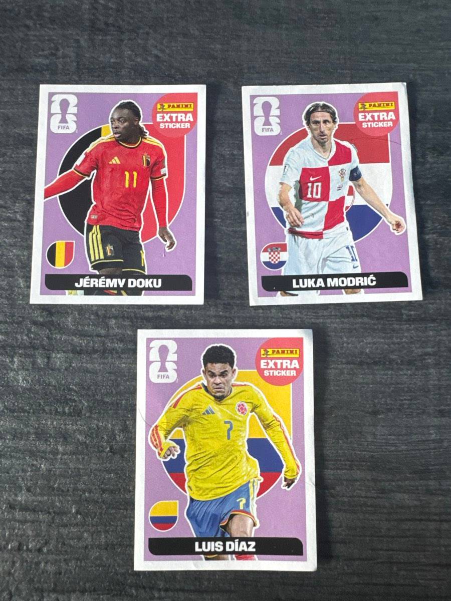 Panini FIFA 2025 Extra Sticker - Doku Silber + Modric, € 30,- (4222 ...