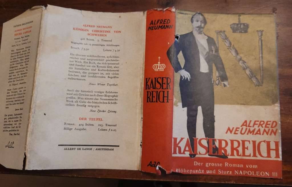 Alfred Neumann: Kaiserreich, Amsterdam 1936, € 28,- (1140 Wien) - willhaben