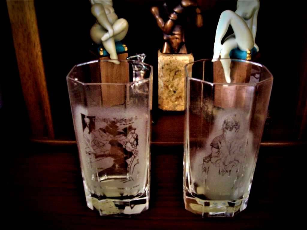 Glaspokale Egon Schiele und Toulouse Lautrec, € 39,- (1070 Wien ...