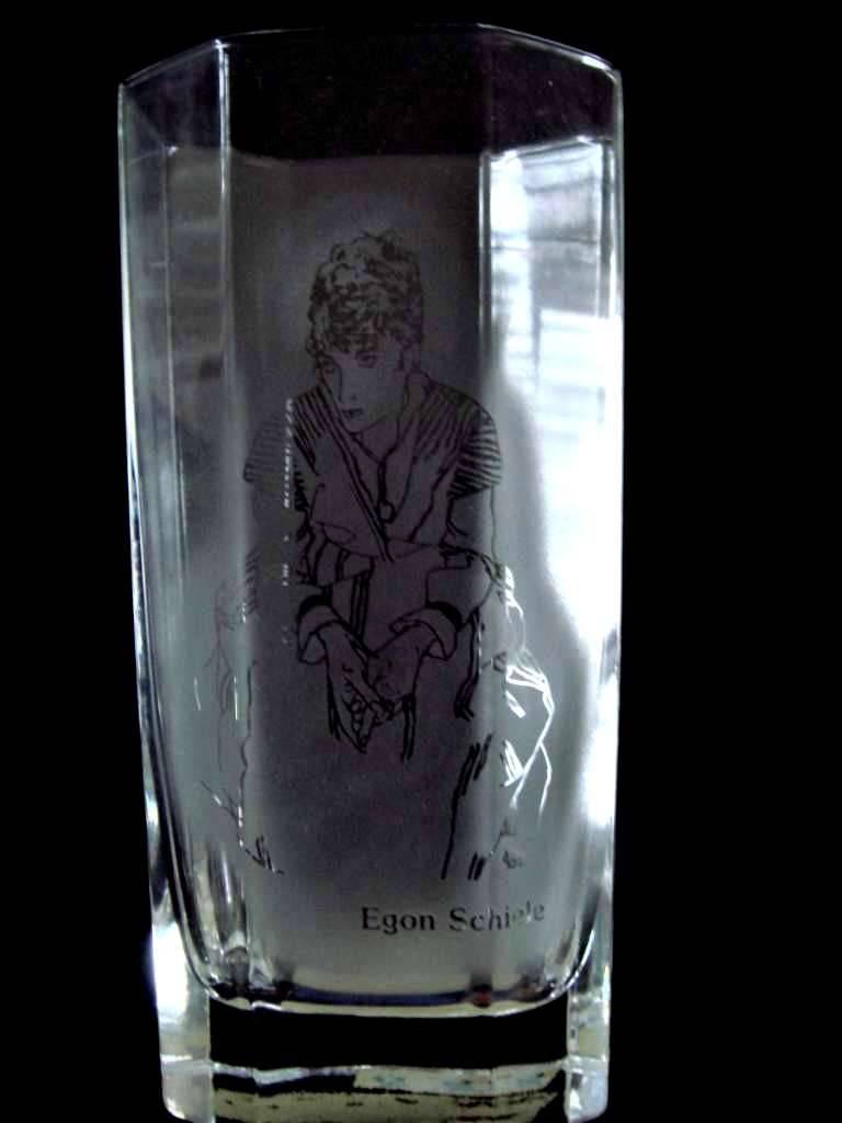 Glaspokale Egon Schiele und Toulouse Lautrec, € 39,- (1070 Wien ...