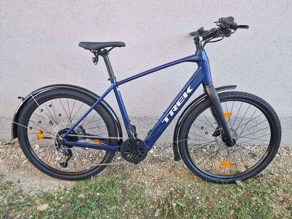 Ebike 28 Zoll TREK DUAL SPORT + 2 Herren e-bike Trapez Vollausstattung ...