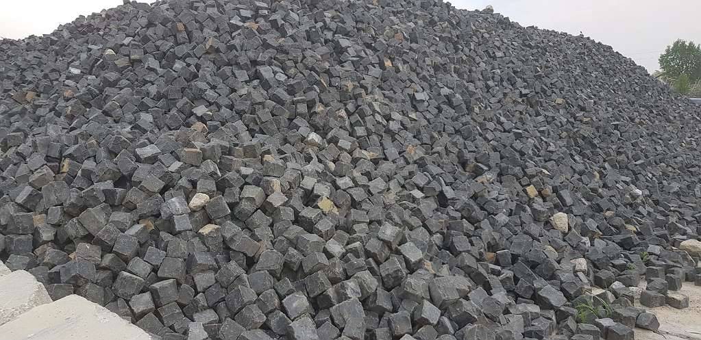 Alte Basalt Pflastersteine 15 x 15-20 cm Basaltpflaster, Granitsteine ...