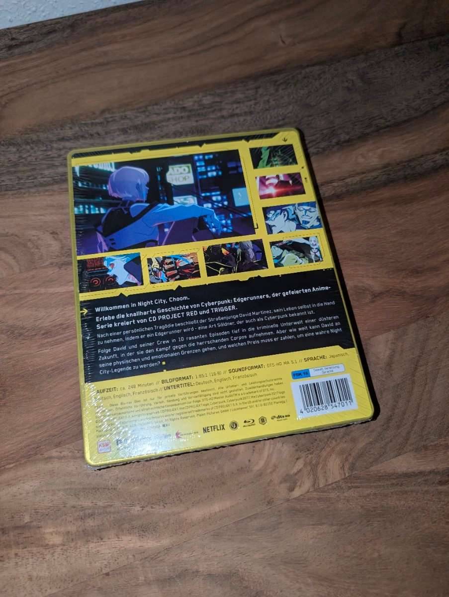 Cyberpunk Edgerunners Staffel 1 Blu Ray Steelbook, € 90,- (6800 ...