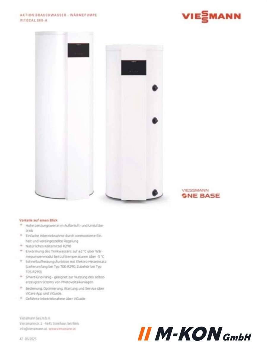 Brauchwasser Wärmepumpe, Viessmann Vitocal Brauchwasserwärmepumpe ...