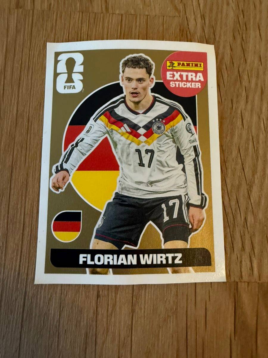Panini Extra Sticker Florian Wirtz Gold, € 40,- (1210 Wien) - willhaben