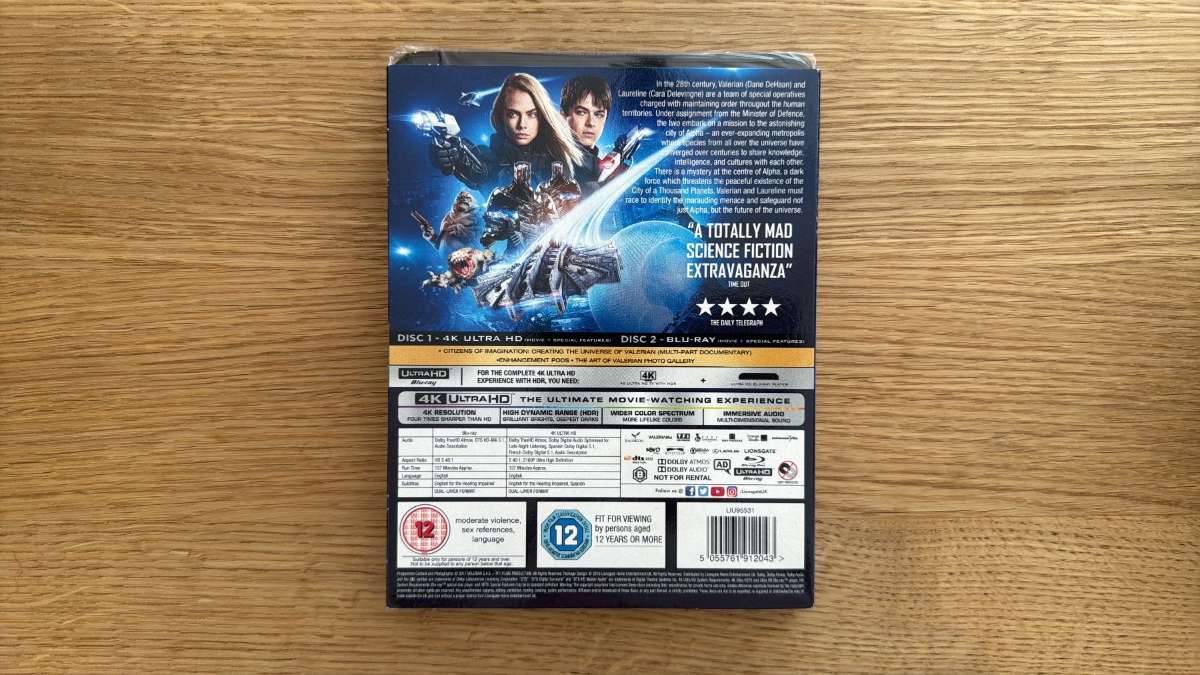 Valerian - 4K UHD Blu-Ray, € 30,- (1100 Wien) - willhaben