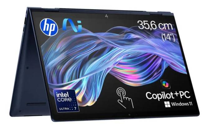 HP EliteBook X Flip G1i, Atmospheric Blue, Core Ultra 7 258V, 32GB RAM ...