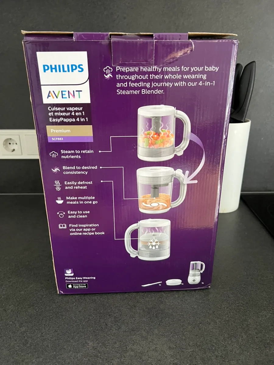 Philips Avent 4-in-1 Premium Dampfgarer und Mixer (SCF883) - Top ...
