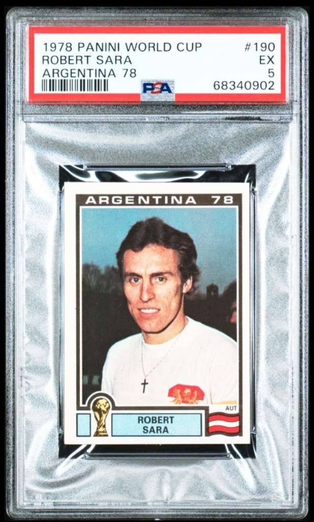WM 1978 Argentina Robert SARA PSA Cordoba Mythos Panini Sticker mit ...